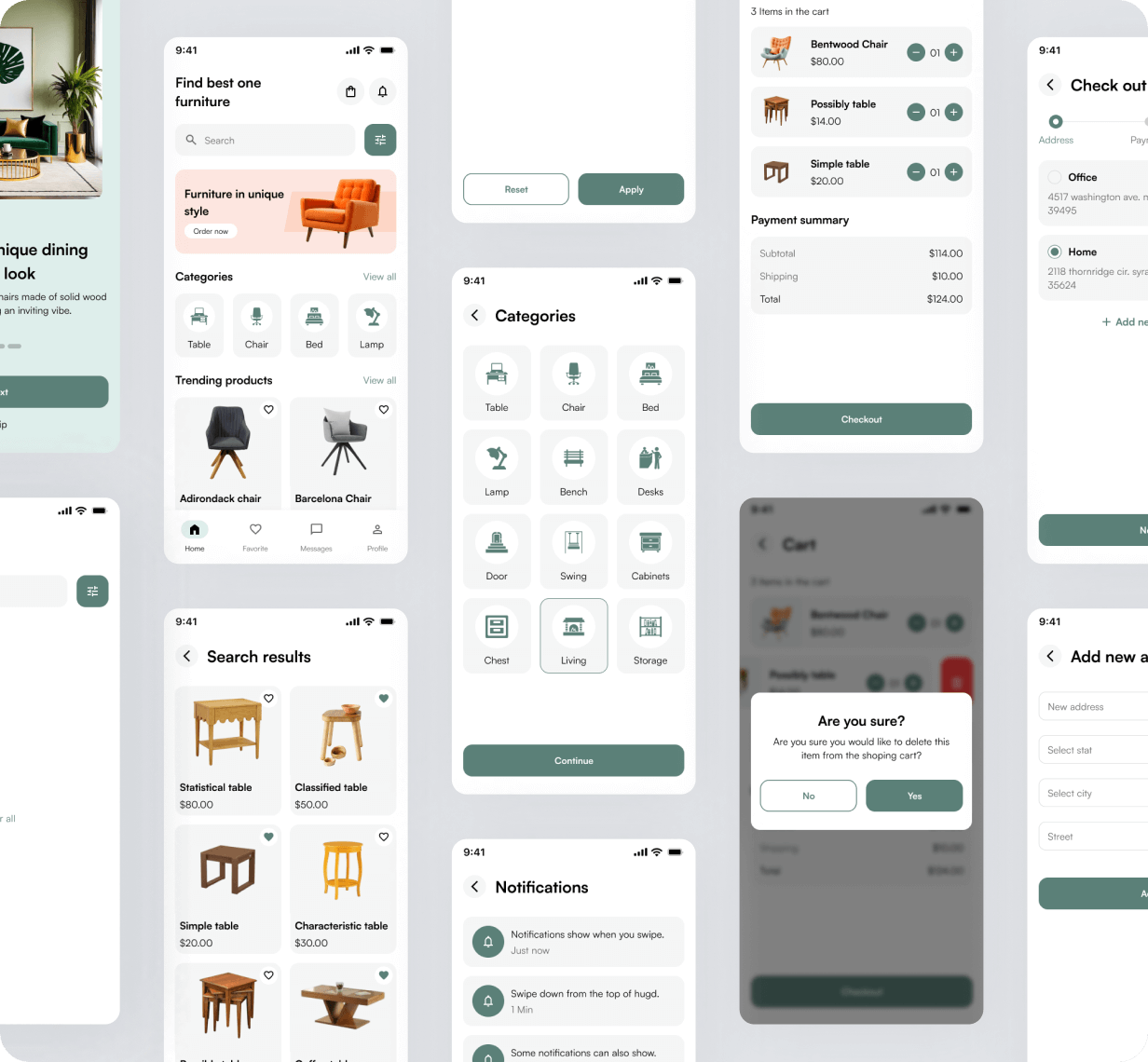 DecorEase App UI Template | Interior Design & Home Styling App in ...