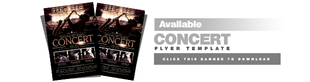 Concert Live CD Cover Template by prassiod | GraphicRiver