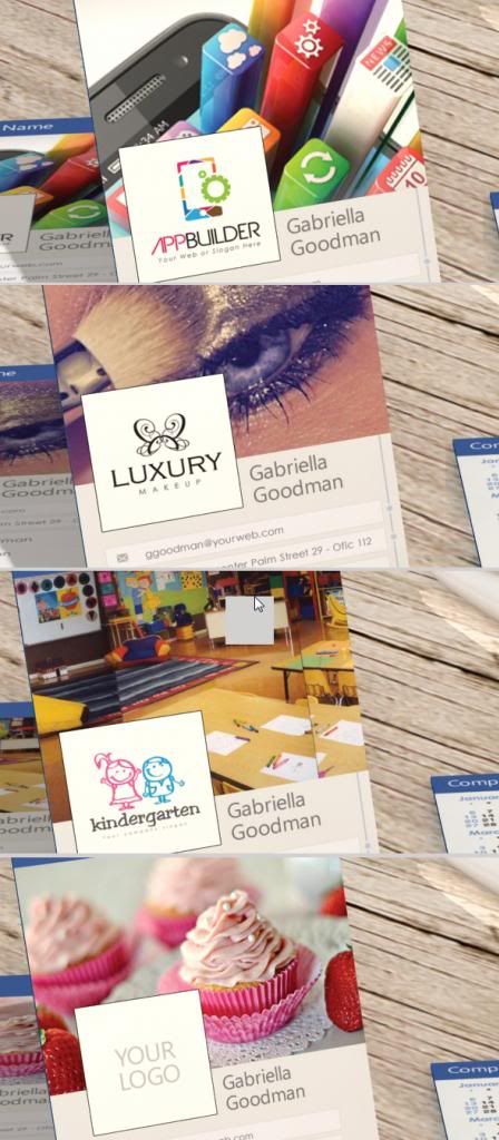 Time Line Business Card by maioriz | GraphicRiver