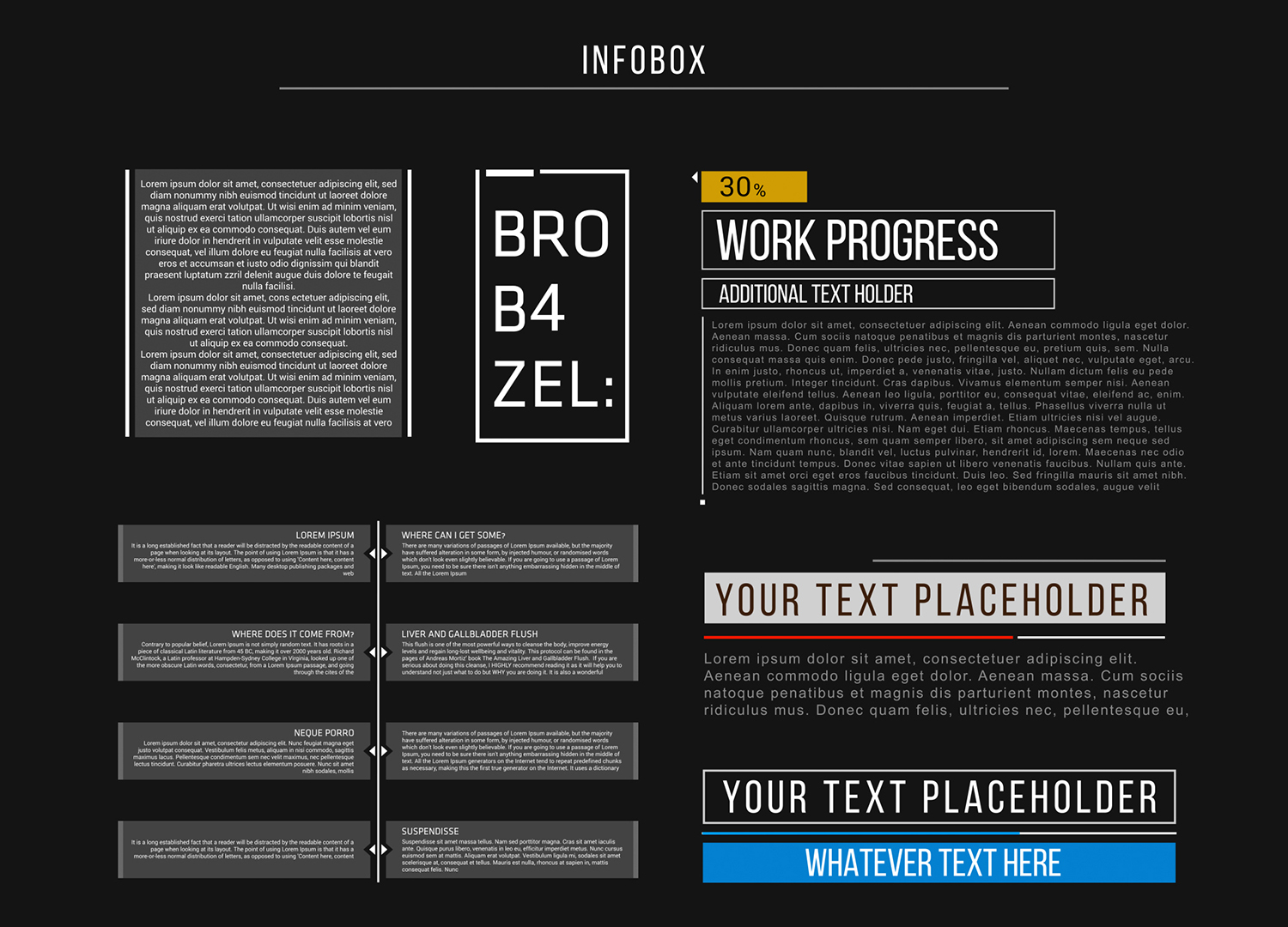 Simple Line Infographics - After Effects Template
