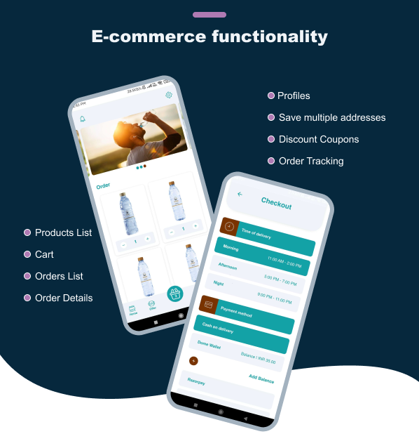 Water Subscription eCommerce App Flutter with Website – Buy Apps ...