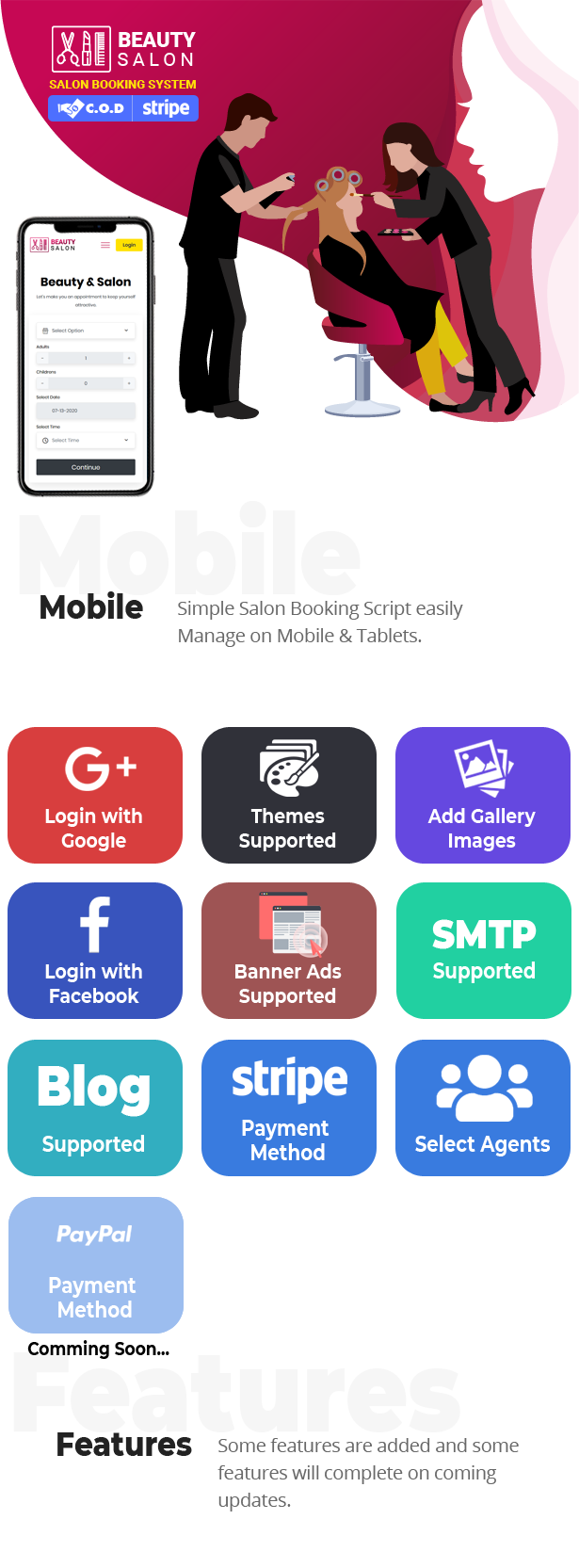 Salon Booking Management System