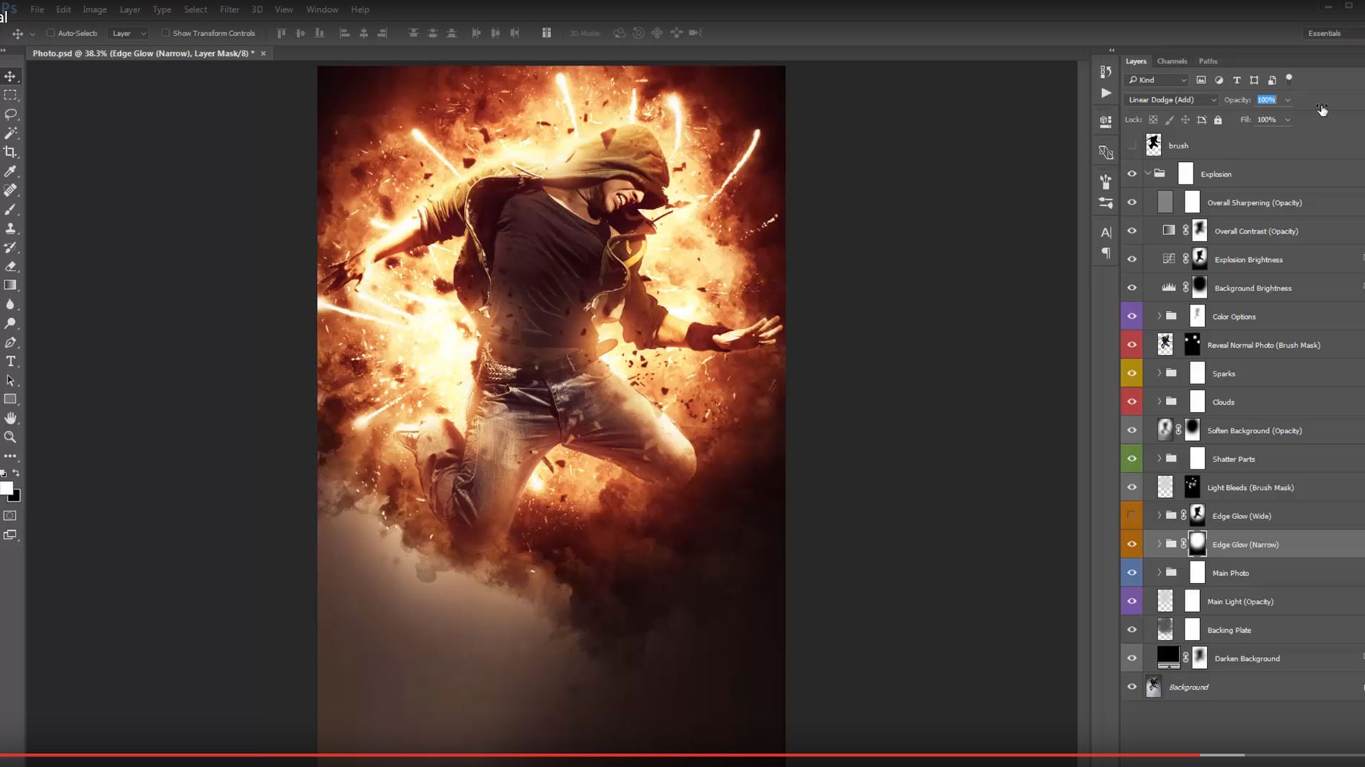 Explosion Photoshop Action by sevenstyles | GraphicRiver