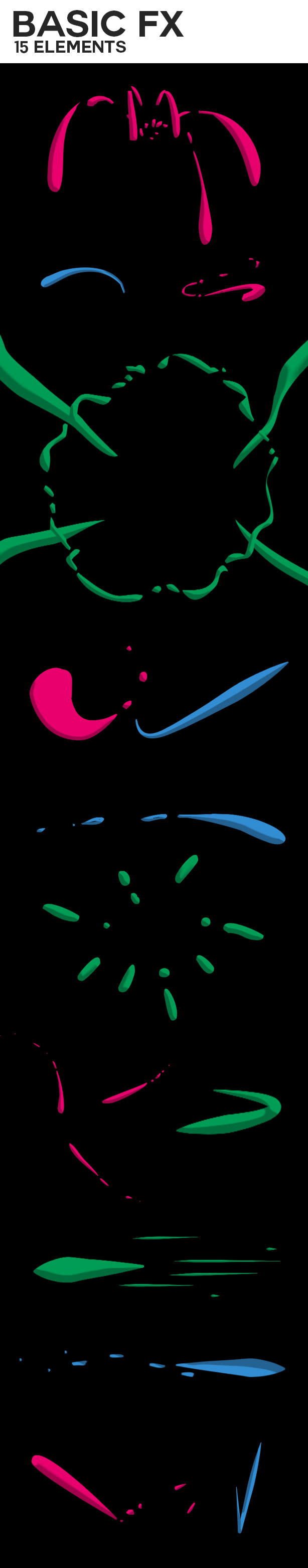 Flash Fx Elements Hand Drawn Bundle Pack | visualstorms