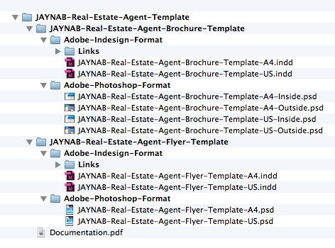 JAYNAB - Real Estate Agent Brochure Template by antyalias | GraphicRiver